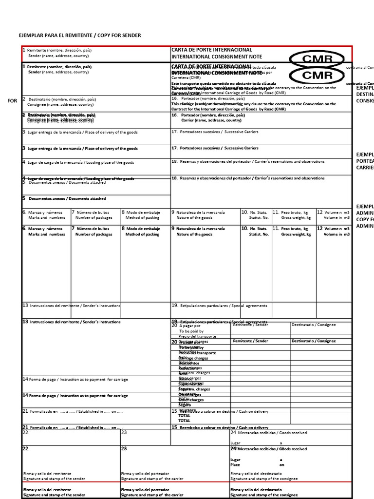 08-14-2023-09-45-59_Carta-internacional-de-porte-CMR-2 | PDF