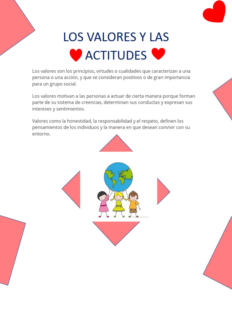 Valores y Actitudes: Definición y Tipos | PDF | Comportamiento ...