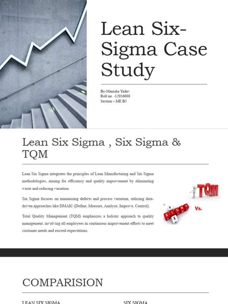 Lean Six-Sigma Case Study | PDF | Six Sigma | Lean Manufacturing
