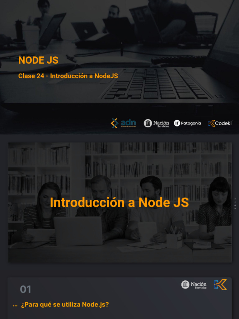 Clase 24 - NODE JS - Filminas | Descargar gratis PDF | Tecnologías de ...
