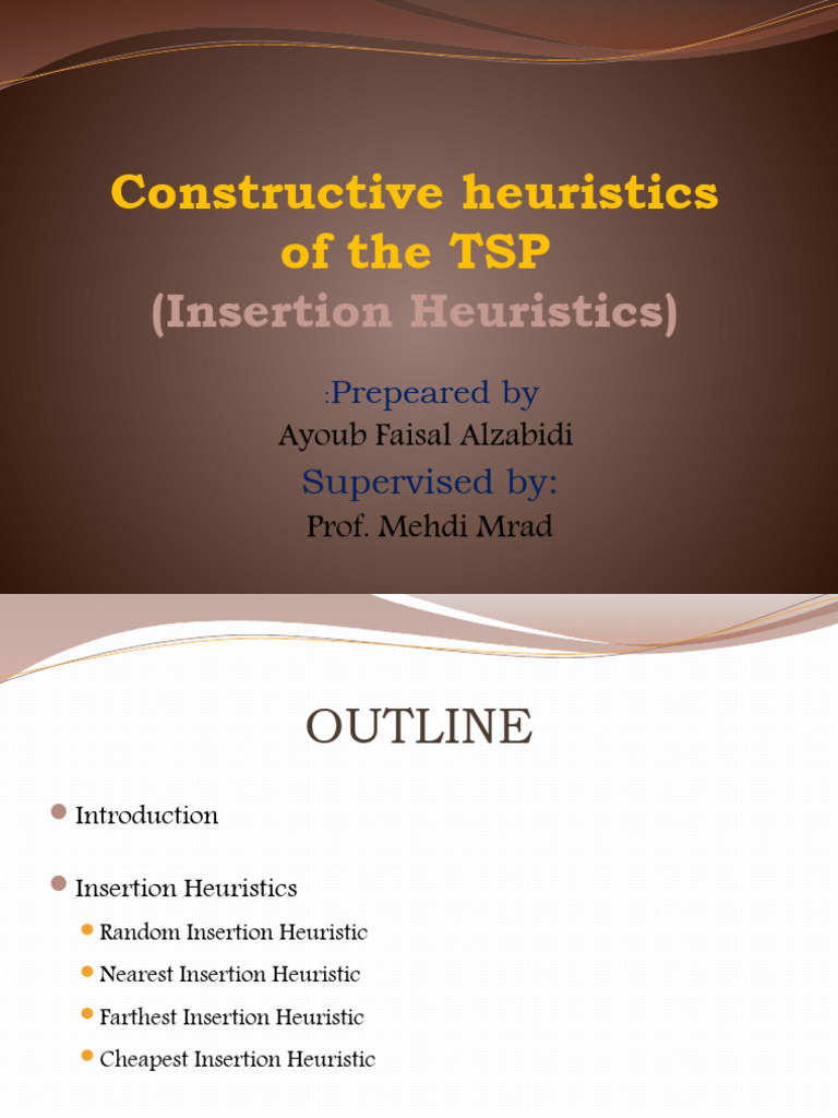 Assignment2. Insertion Heurestic TSP Heurestics | PDF | Algorithms And Data Structures ...