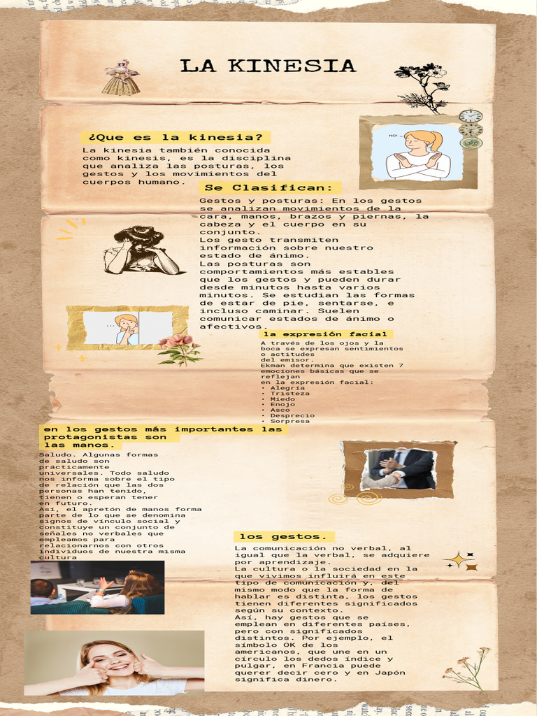 Kinesia | PDF | Comunicación no verbal | Expresión facial