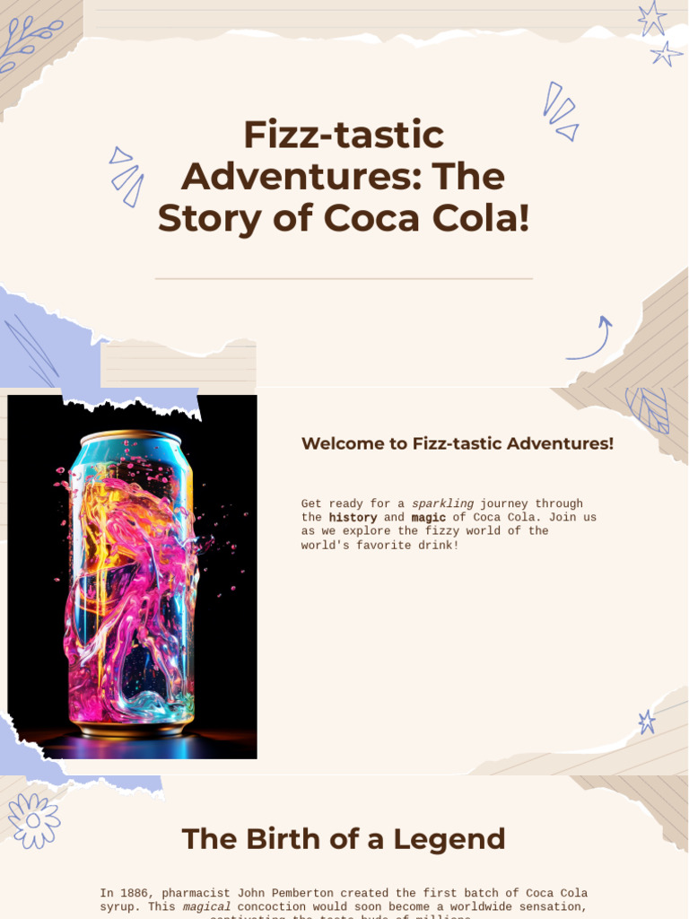 Fizz-tastic Adventures of Coca Cola | PDF | Social Science | Lifestyle