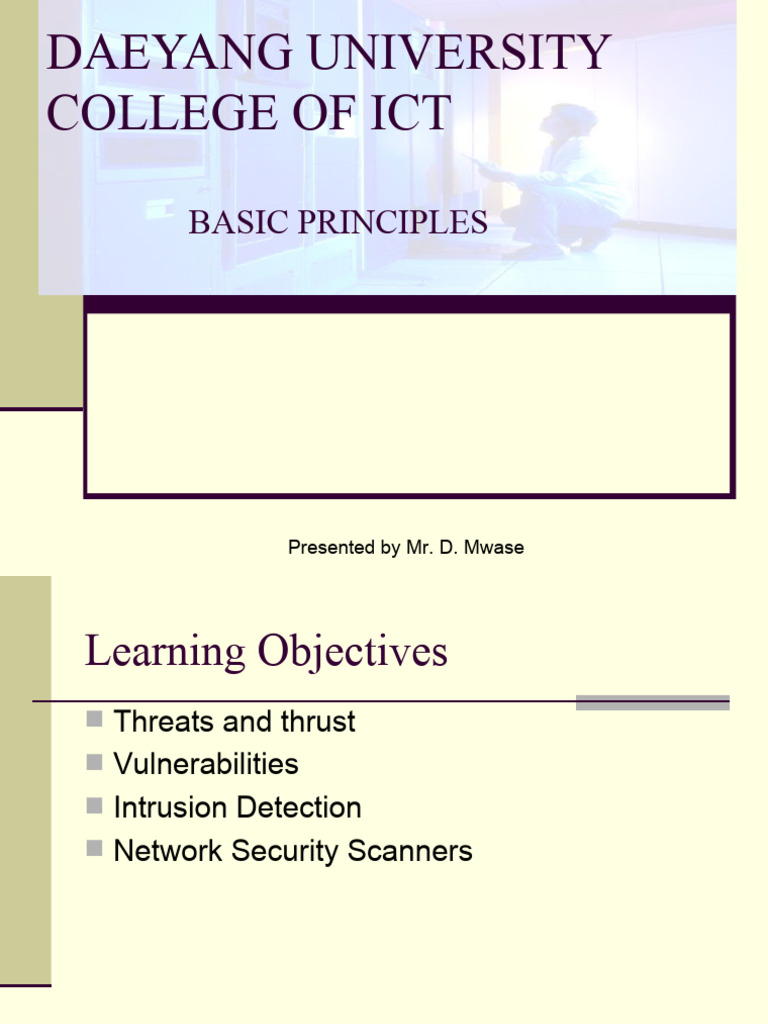 Basic Principles | PDF | Information Security | Security