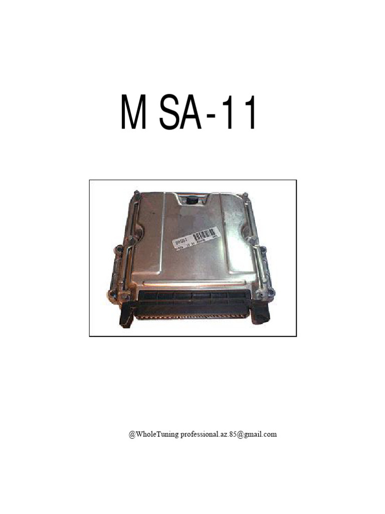 MSA-11 | PDF | Throttle | Diesel Engine