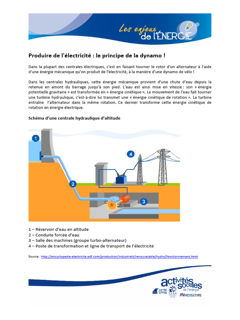 Fonctionnement des centrales électriques | PDF | Énergie ...