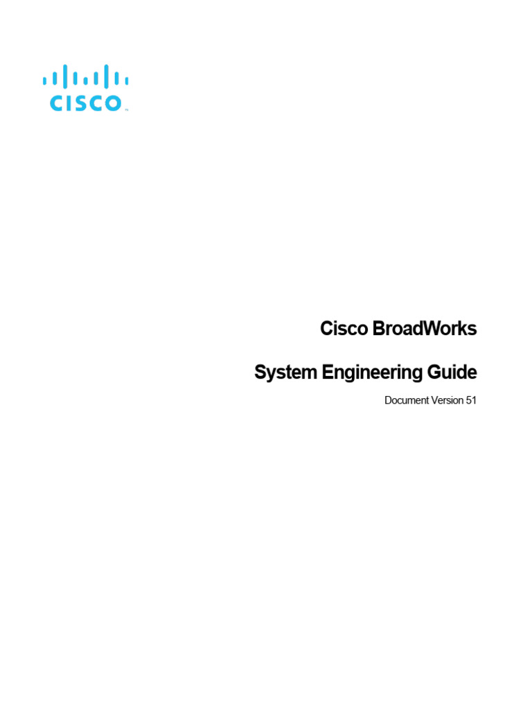 BW SystemEngineeringGuide | PDF | Session Initiation Protocol | Server (Computing)