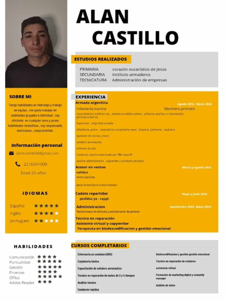 Mi CV Sept 2023 | PDF