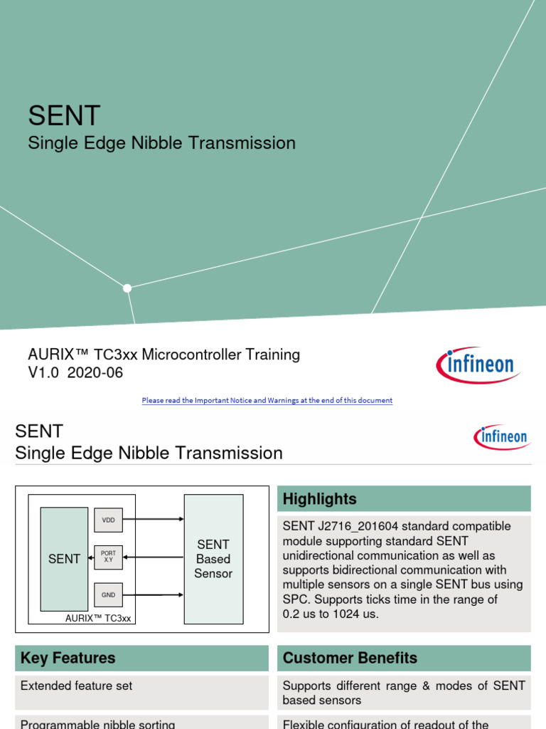Infineon-AURIX TC3xx Single Edge Nibble Transmission-Training-v01 00-EN ...