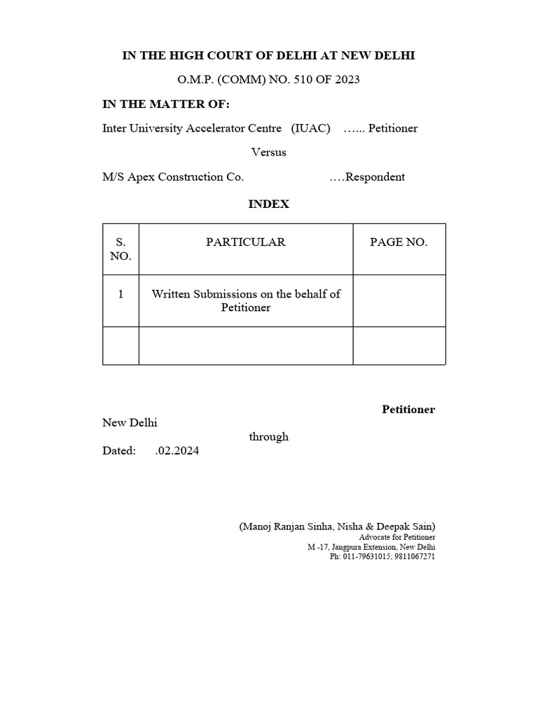 Iuac W Sub | PDF | Arbitration | Arbitral Tribunal