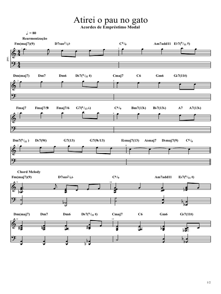 Atirei o Pau No Gato | PDF