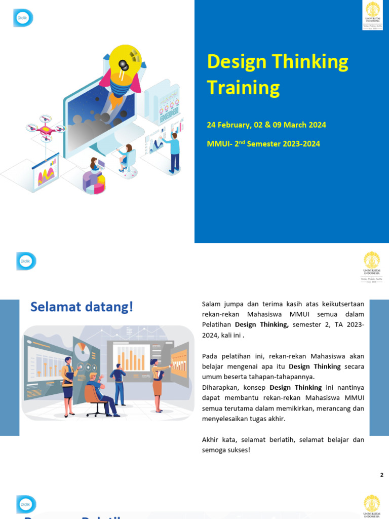 Panduan Peserta Training Design Thinking MMUI | PDF
