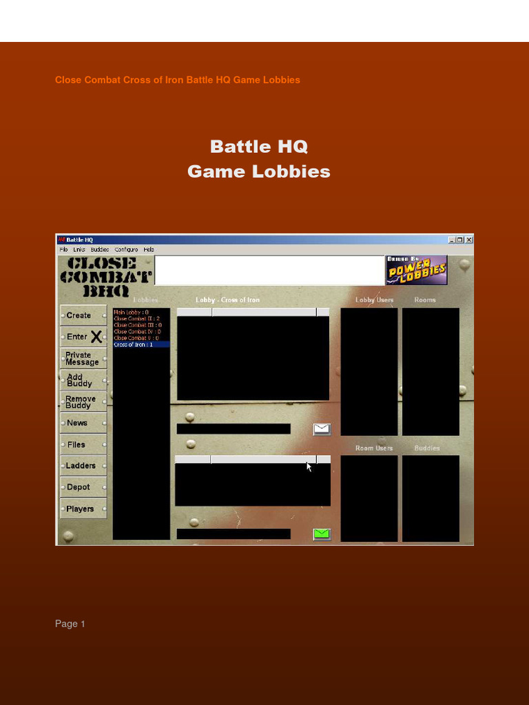 Battle HQ Game Lobbies | PDF | Copyright | Trademark