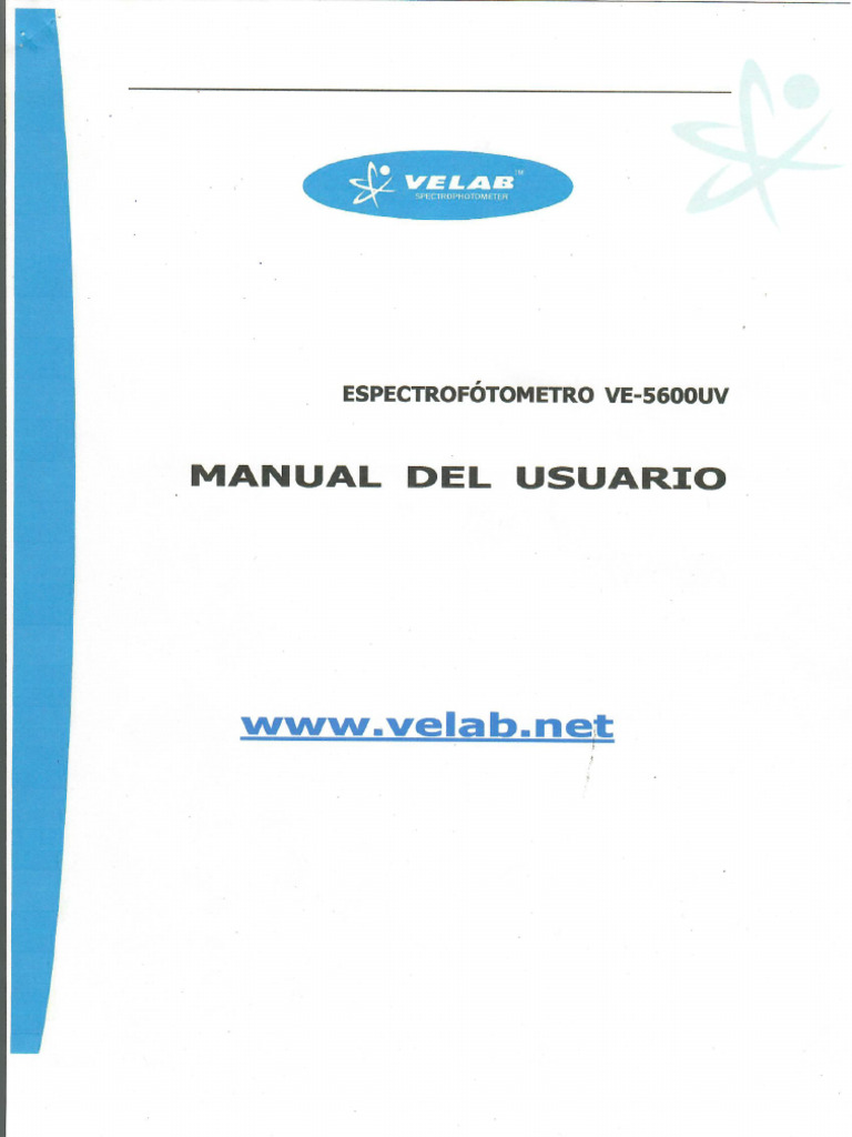 Manual Espectrofòtometro | PDF