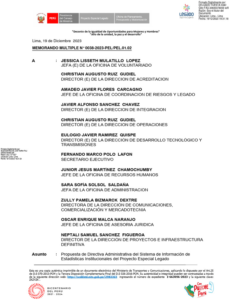 MM N°0038-2023-Pel - Pel-01-02 | PDF