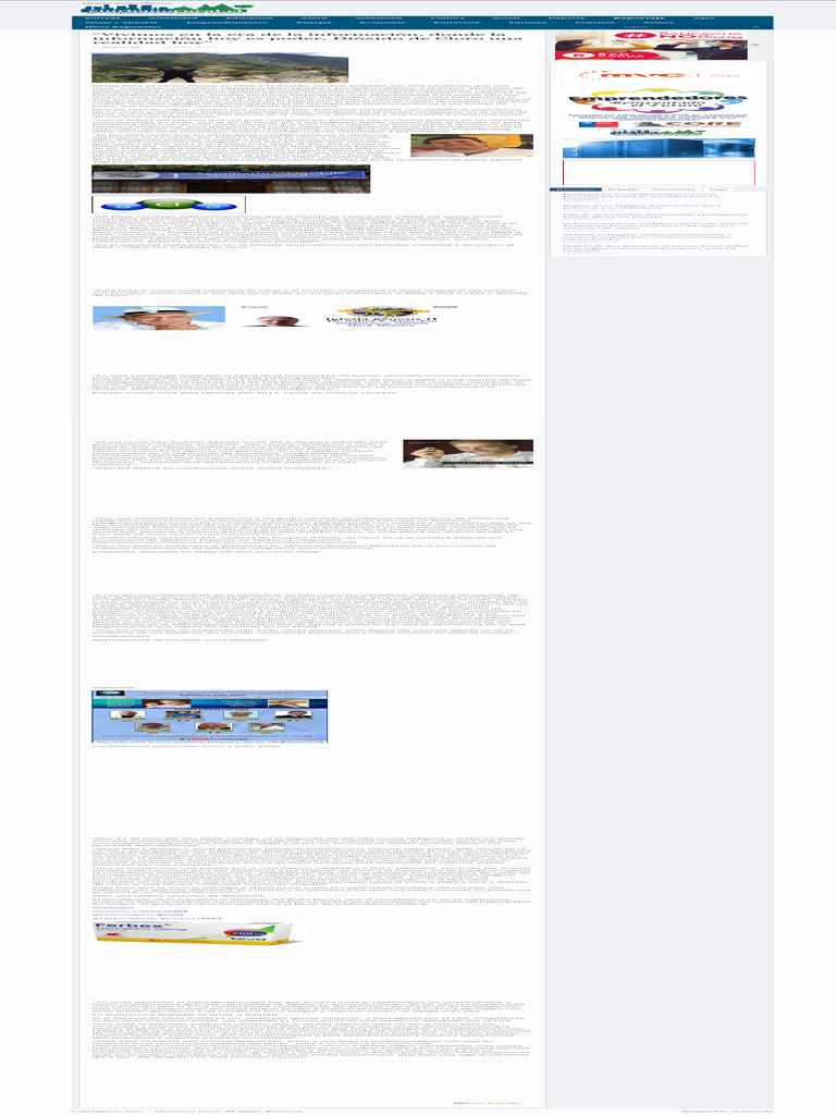 "Vivimos en La Era de La Información, Donde La Información Hoy Es Poder, Dióxido de Cloro Una ...