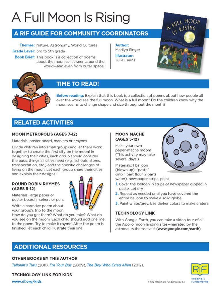 A Full Moon Is Rising All | PDF | Moon | Apollo Program