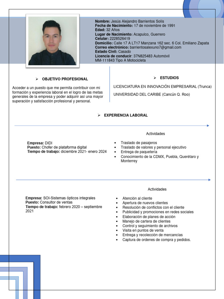 CV BS-1 | PDF | Economias | Business
