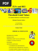 Acgih 2024 TLV Book 1 75.en - Es | PDF | Higiene Ocupacional