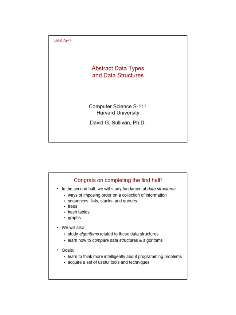 Unit6-1 (Abstract Data Types) | PDF | Constructor (Object Oriented ... Unit6-1 (Abstract Data Types) | PDF | Constructor (Object Oriented ...