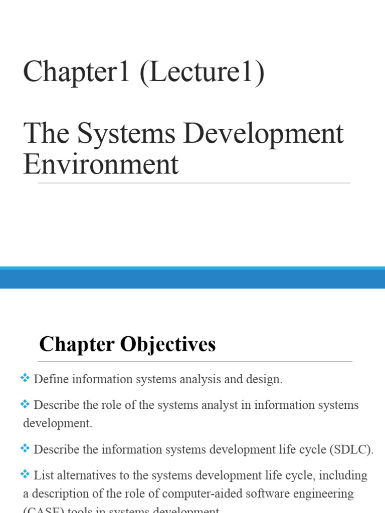 Chapter1 Lecture1 | PDF | System | Information System