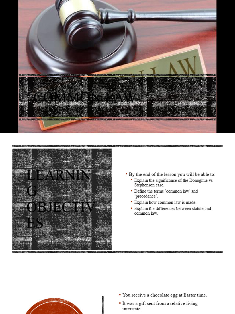 04 Common Law | PDF | Common Law | Precedent