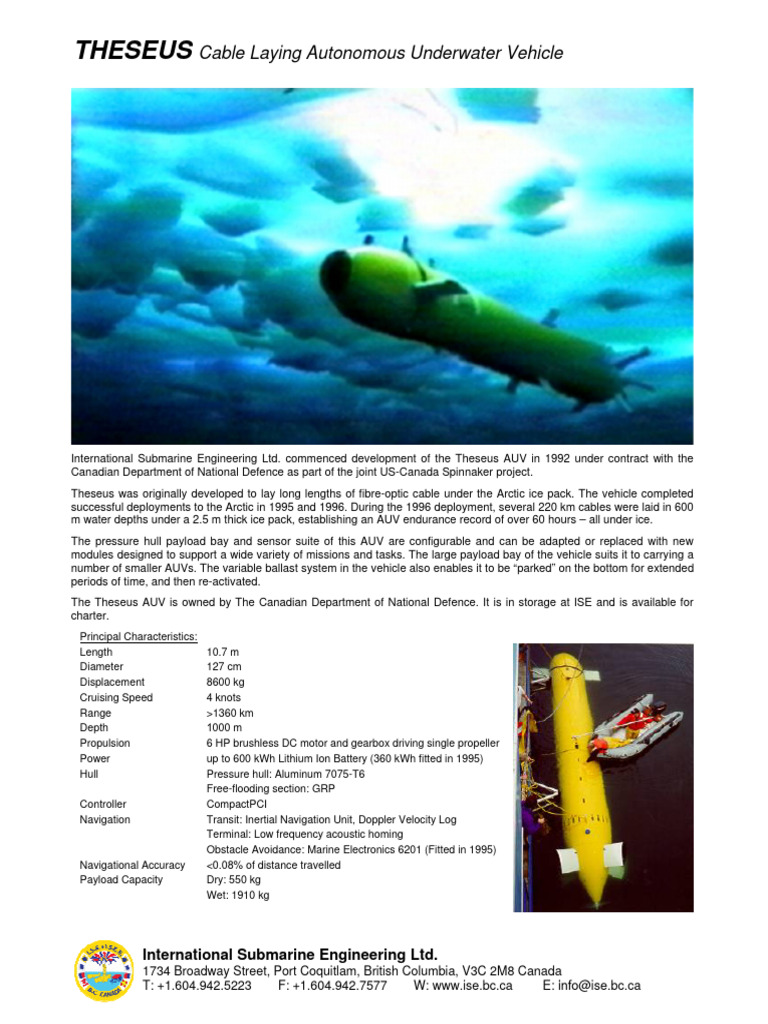 Theseus AUV | PDF