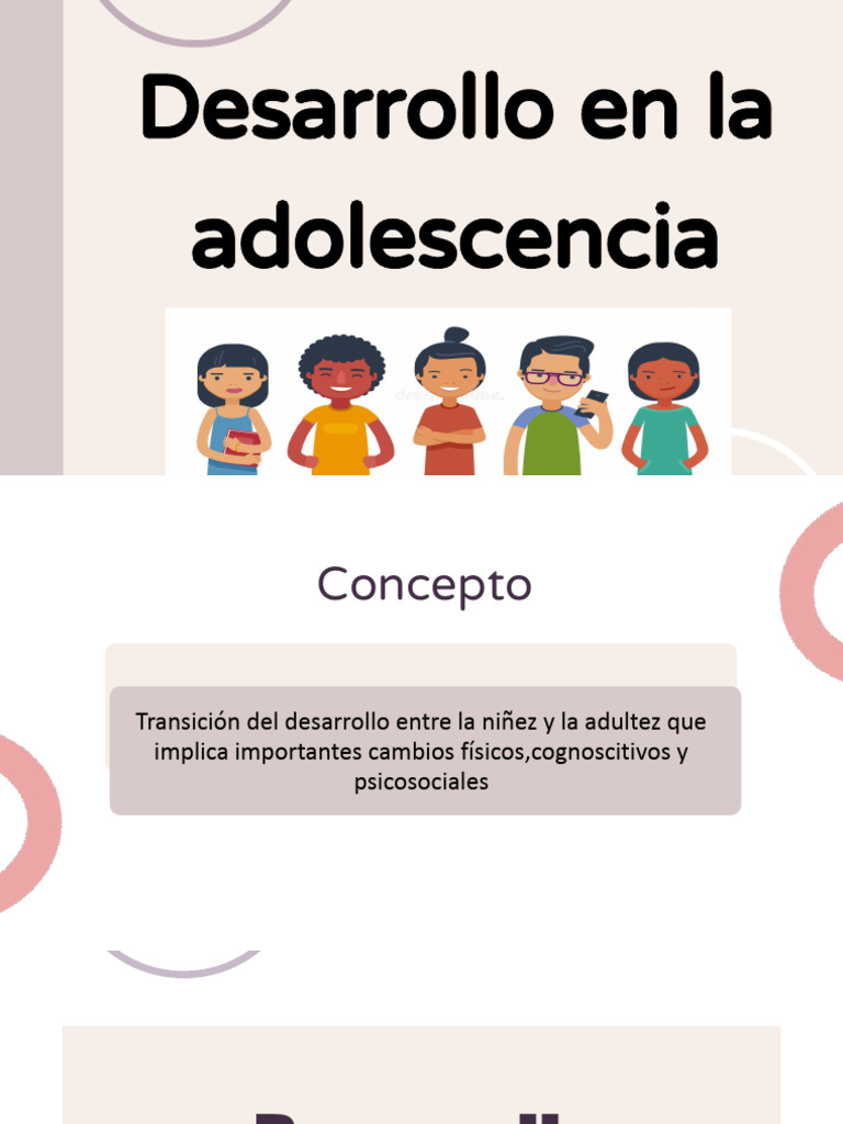 Desarrollo Adolescente: Cambios Clave | PDF | Pubertad | Adolescencia