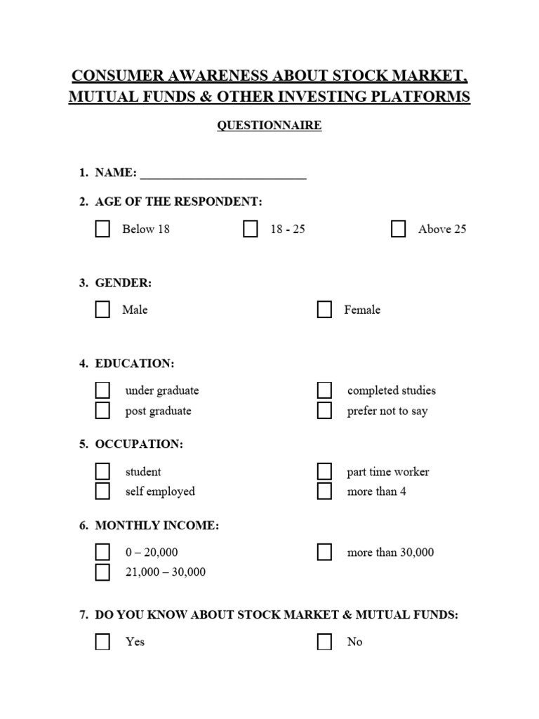 Lic Questionnaire 2 | PDF | Investing | Stocks
