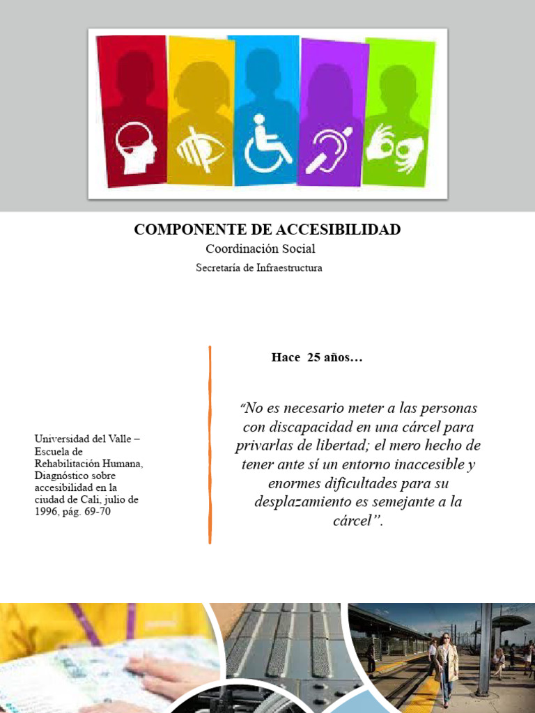 Componente Accesibilidad | PDF | Accesibilidad | Invalidez