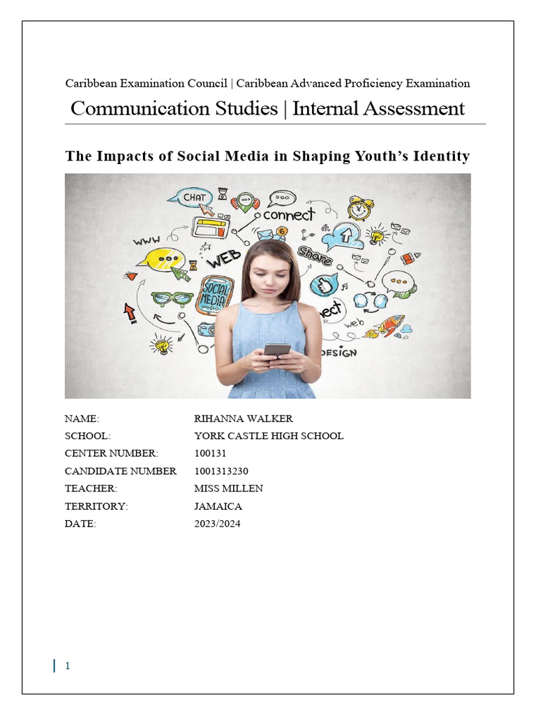 Communication Studies SBA | PDF | Social Media | Popular Culture ...