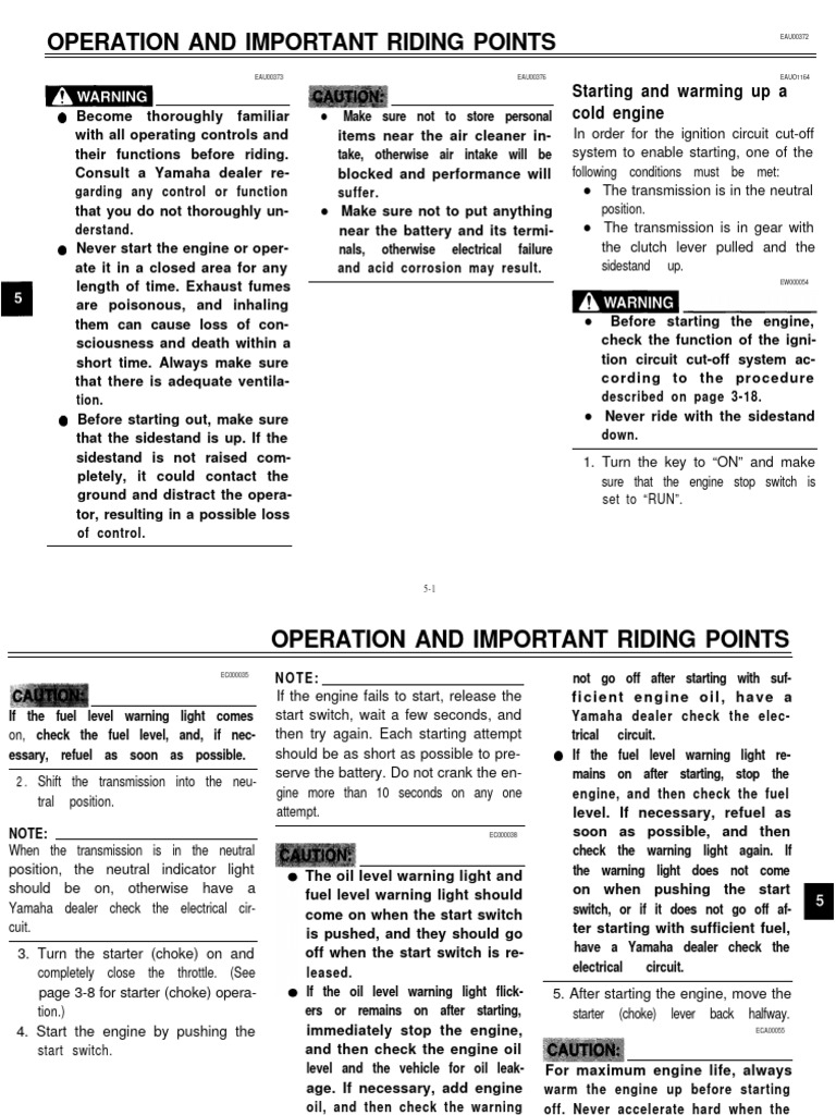 5-Vmax Owner Operation | Download Free PDF | Vehicle Technology | Vehicles