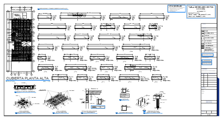 EJEMPLOS PLANO ESTRUCTURAL | PDF