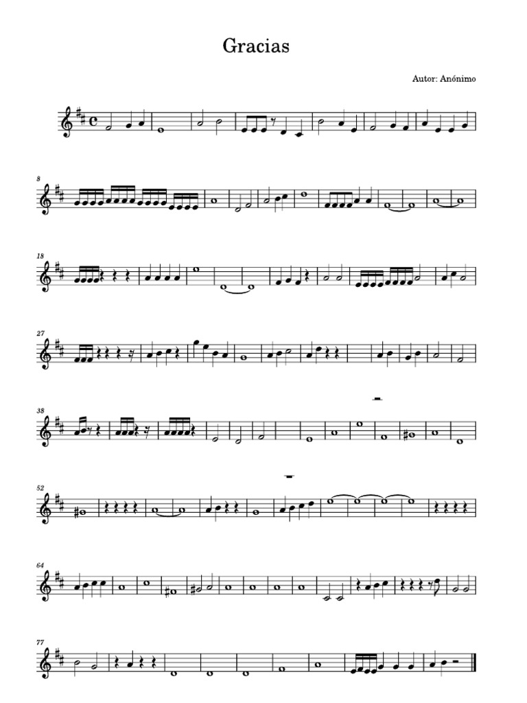 Gracias | PDF