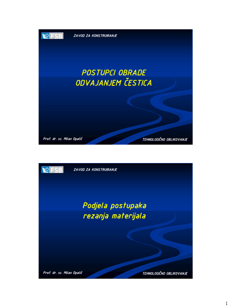 Odvajanje Cestica | PDF