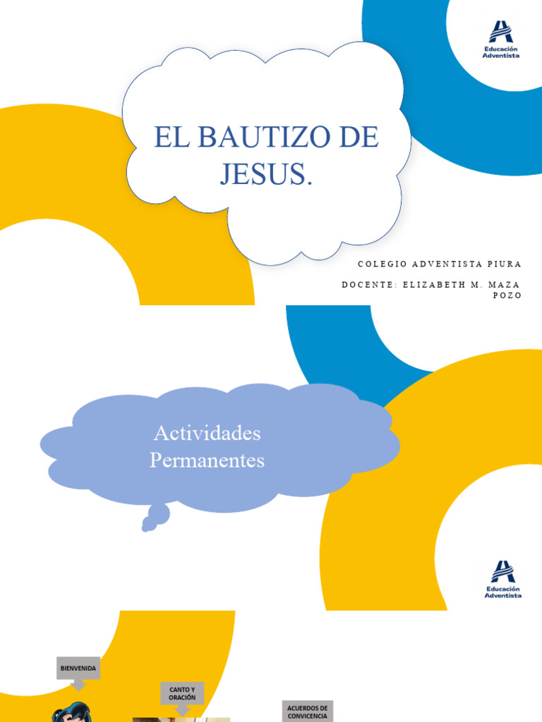 El Bautizo de Jesús: Significado y Fe | PDF | Relaciones personales ...