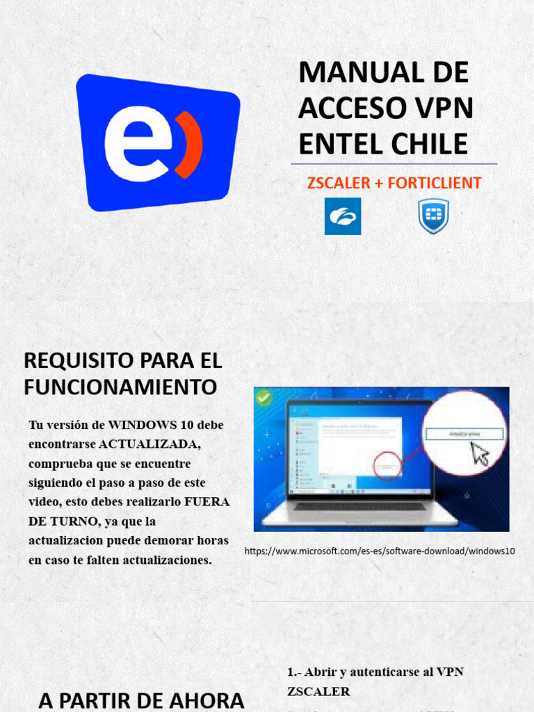 Manual de Acceso VPN Entel Chile | PDF