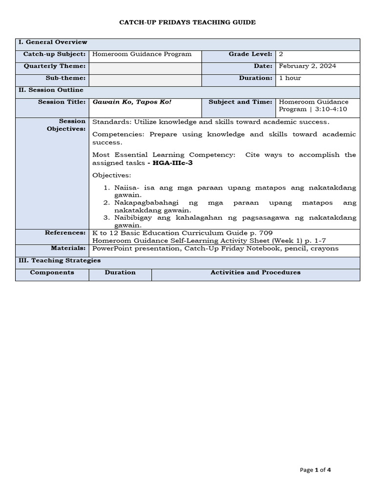 HGP Q3 - Week 1 | PDF