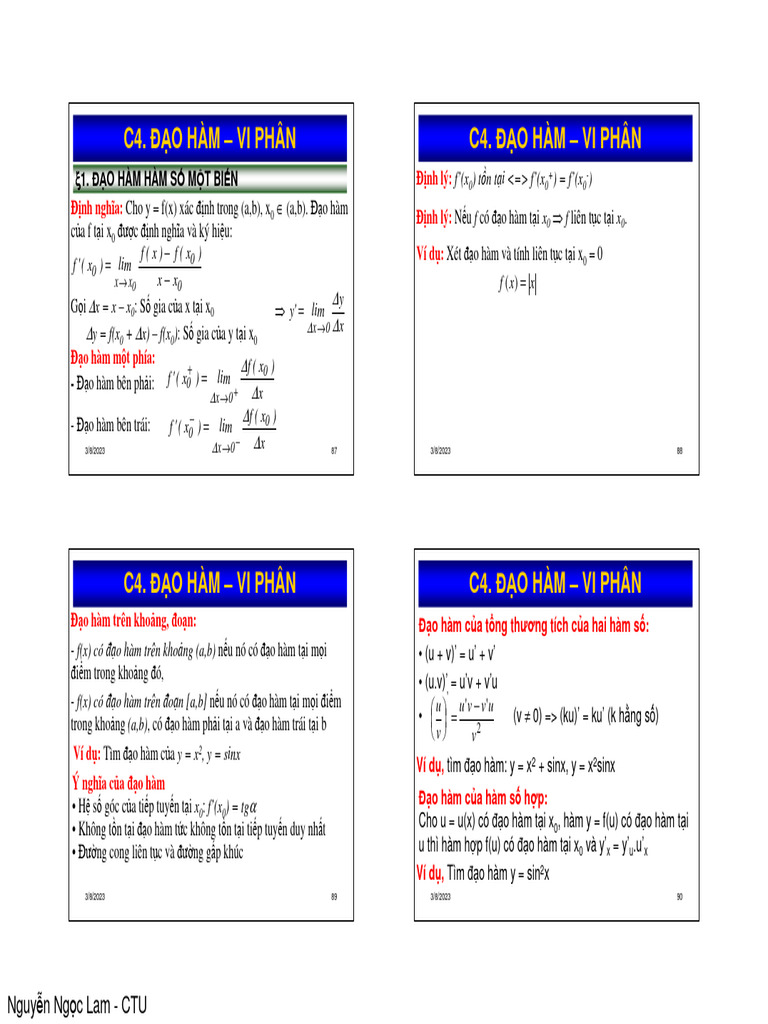 TKT-C4-Dao Ham Vi Phan | PDF