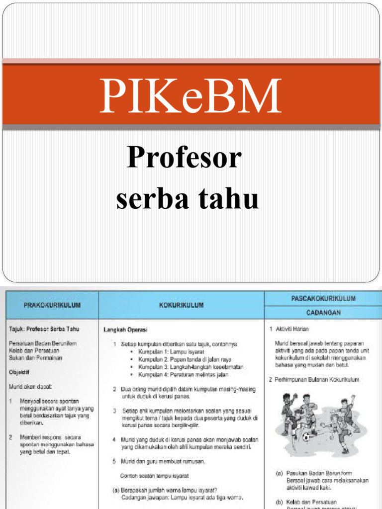 PIKeBM Profesor Serba Tahu | PDF