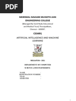 AIML Lab Manual | PDF