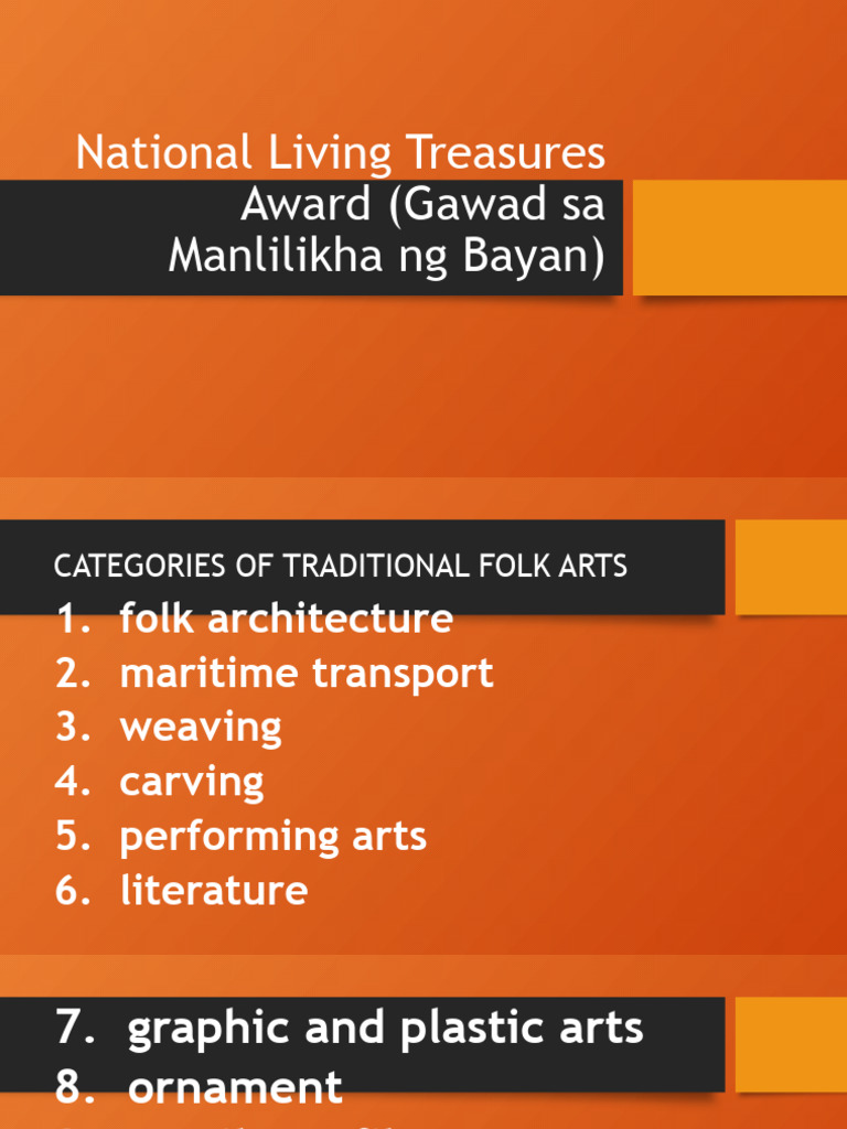 Gawad sa Manlilikha ng Bayan Overview | PDF | Philippines