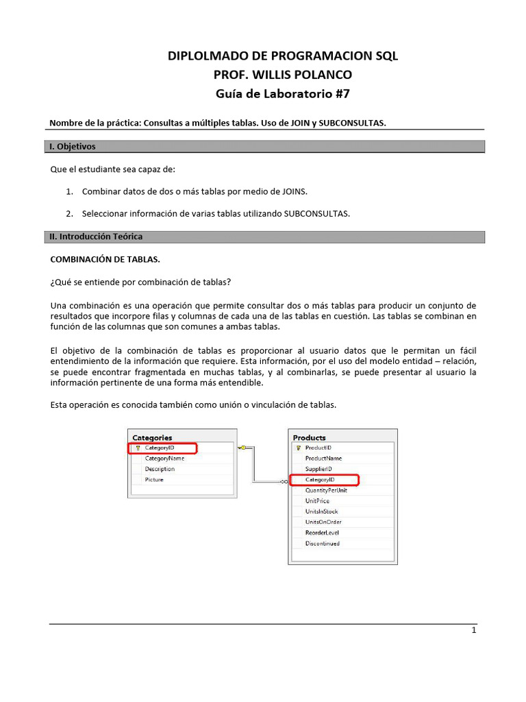 Guia#7 | PDF | SQL | Informática