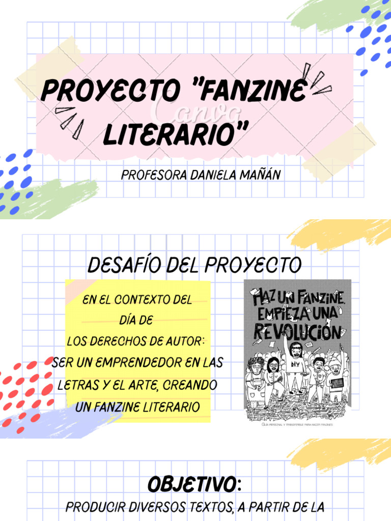 Creación de un Fanzine Literario | PDF | Diseño