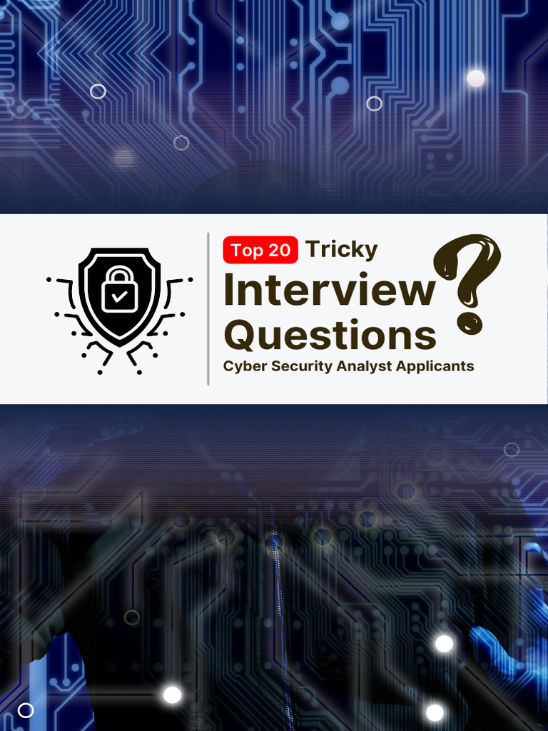 Top 20 Tricky Interview Questions | PDF | Security | Computer Security