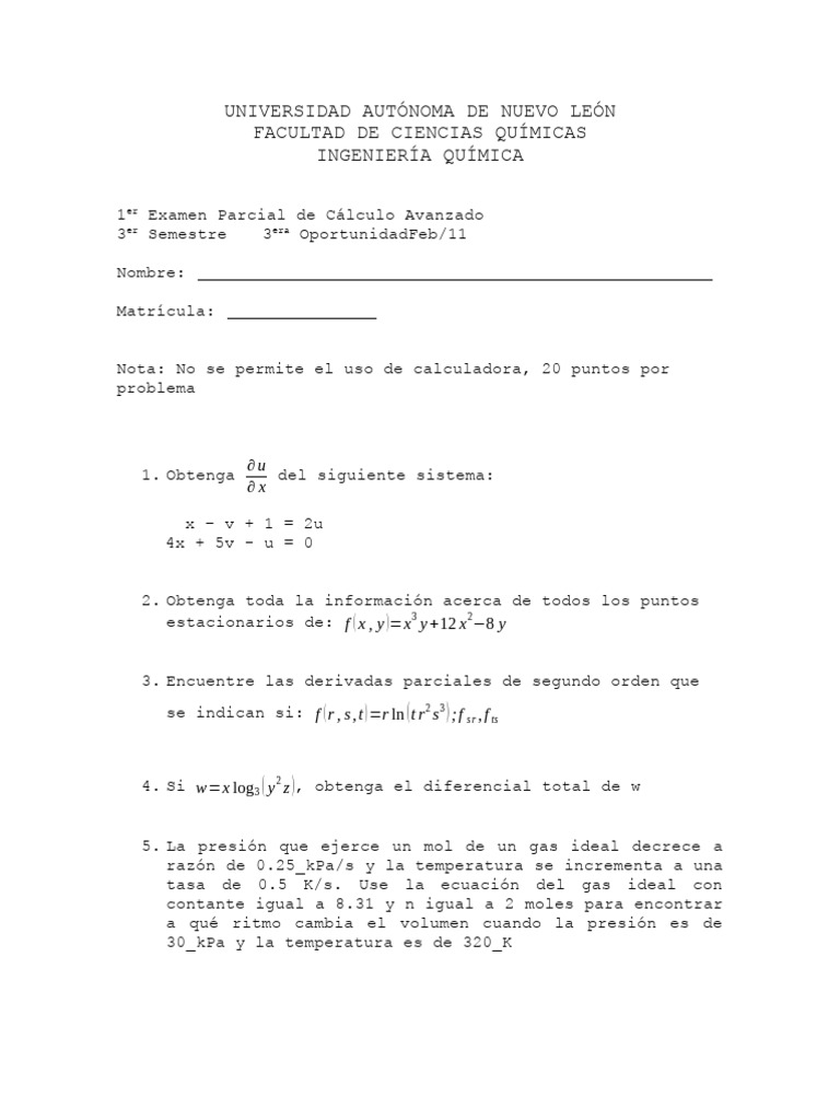 1er Parcial 3a Op. (CA-02-11) | PDF
