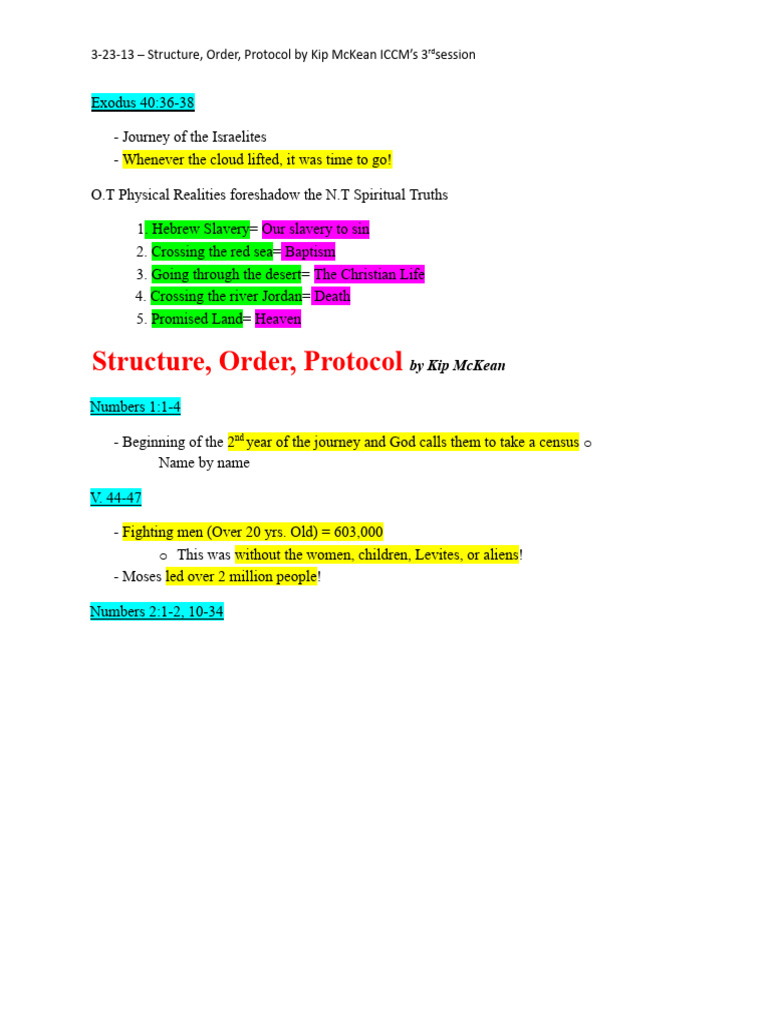 Structure, Order, and Protocol | PDF | Paul The Apostle | Bible