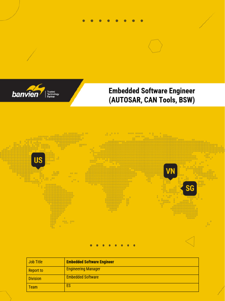 Job Description - Embedded Software Engineer (AUTO | PDF | Embedded System | Software
