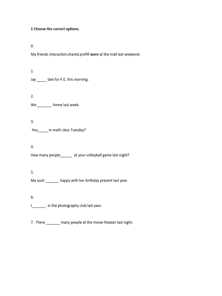 Exercises Unit 5 | PDF