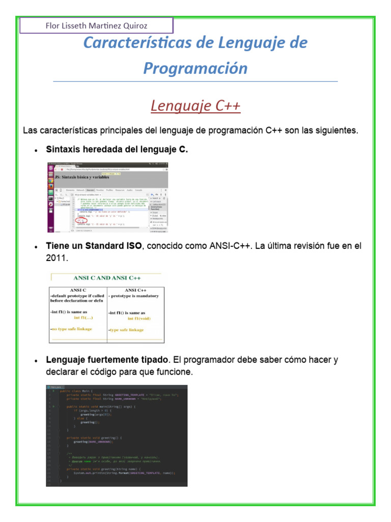 Características de Lenguaje de Programación | PDF | Lenguaje de ... Características de Lenguaje de Programación | PDF | Lenguaje de ...